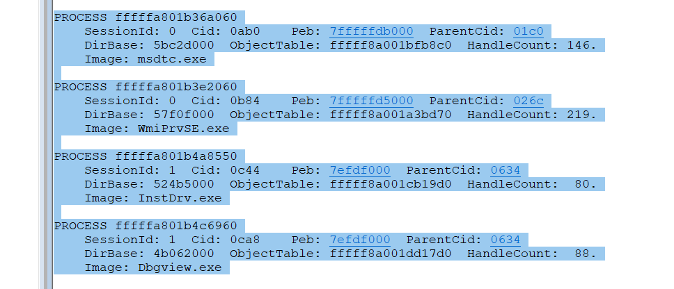 Windows x64内核(6)——遍历进程 | Cc12138's blog